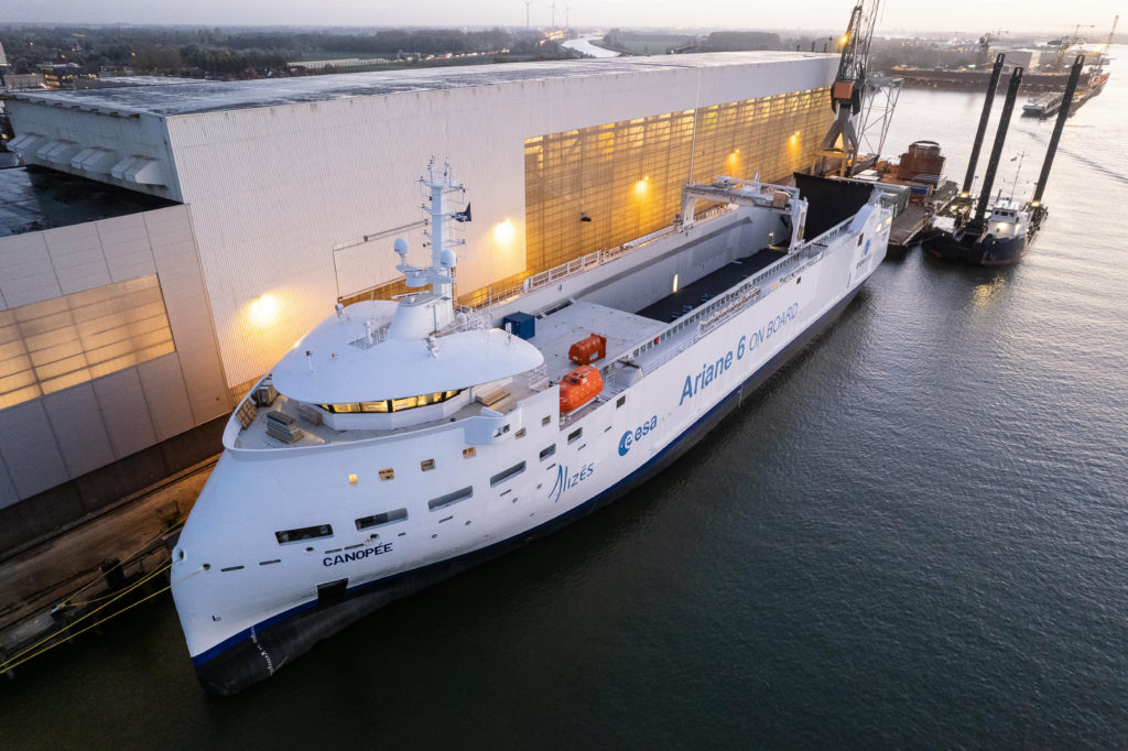 Canopée : le nouveau cargo d'ArianeGroup est à Kourou - Aerospatium
